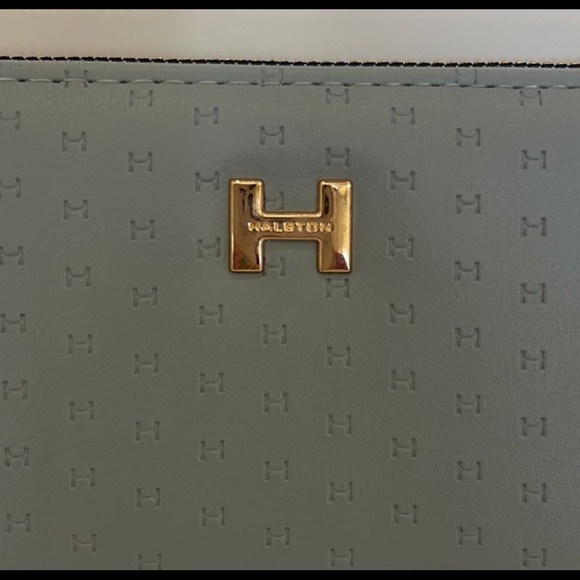 H by Halston | Bags | Nwt Beautiful Halston Wallet Periwinkle Blue 75x4 ...
